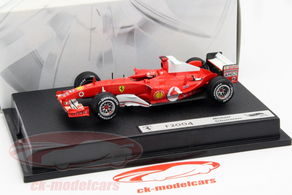 HotWheels 1:43 Michael Schumacher Ferrari F2004 #1 World Champion ...