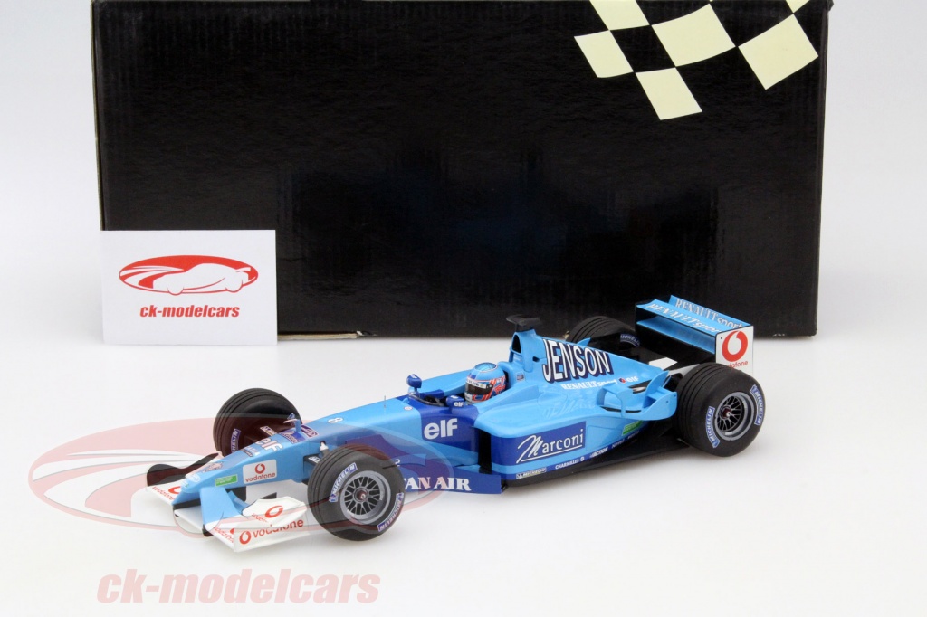 Minichamps 1:18 Jenson Button Benetton B201 #8 formule 1 2001 100010008 modèle voiture 100010008 ...