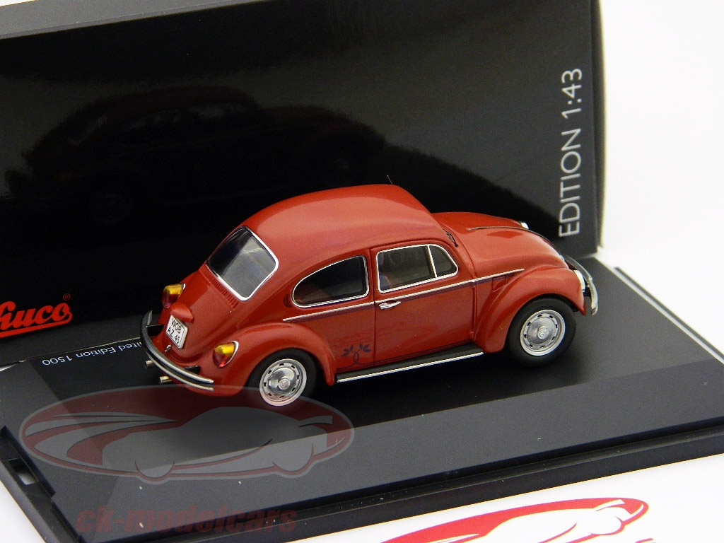 Schuco 1:43 Volkswagen Käfer 1200 samtrot / velvet red 450387000 ...