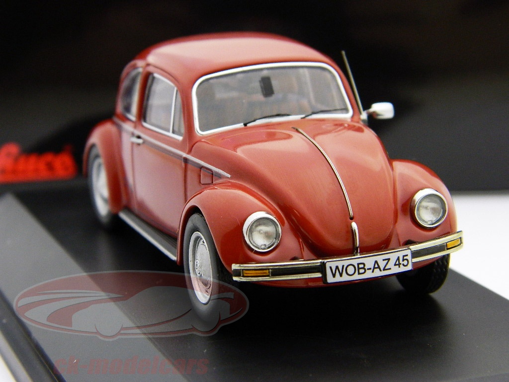Schuco 1:43 Volkswagen Käfer 1200 samtrot / velvet red 450387000 ...