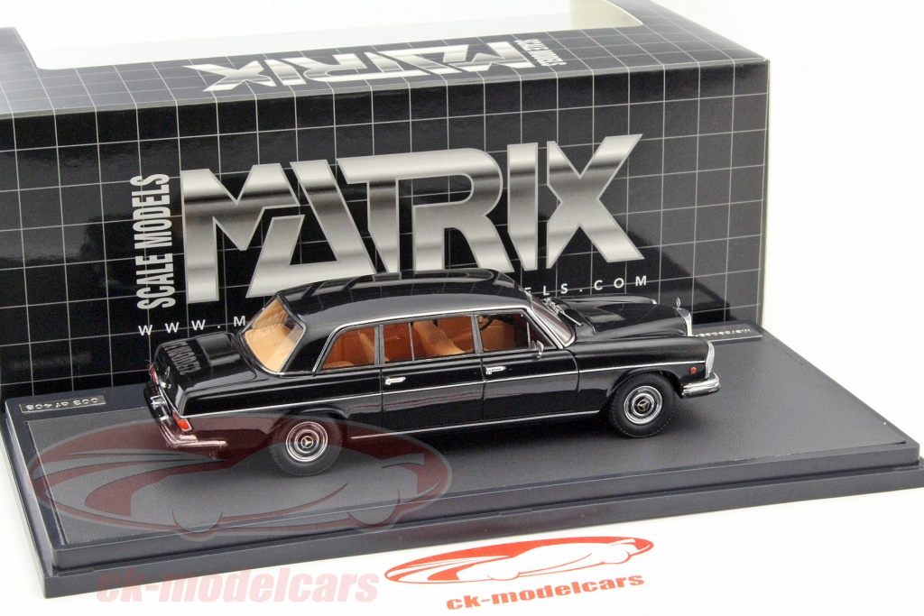 Matrix 1:43 Mercedes-Benz 300 SEL W109 Baujahr 1967 schwarz MX41302-071 ...