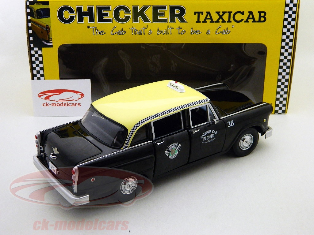 Sun Star Models 1:18 Dallas Checker Cab A11 Taxi 1963 2507 Modellauto ...