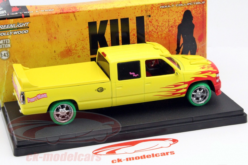 Greenlight 1:43 Chevrolet C-2500 Silverado Pussy Wagon Kill Bill 2003 ...