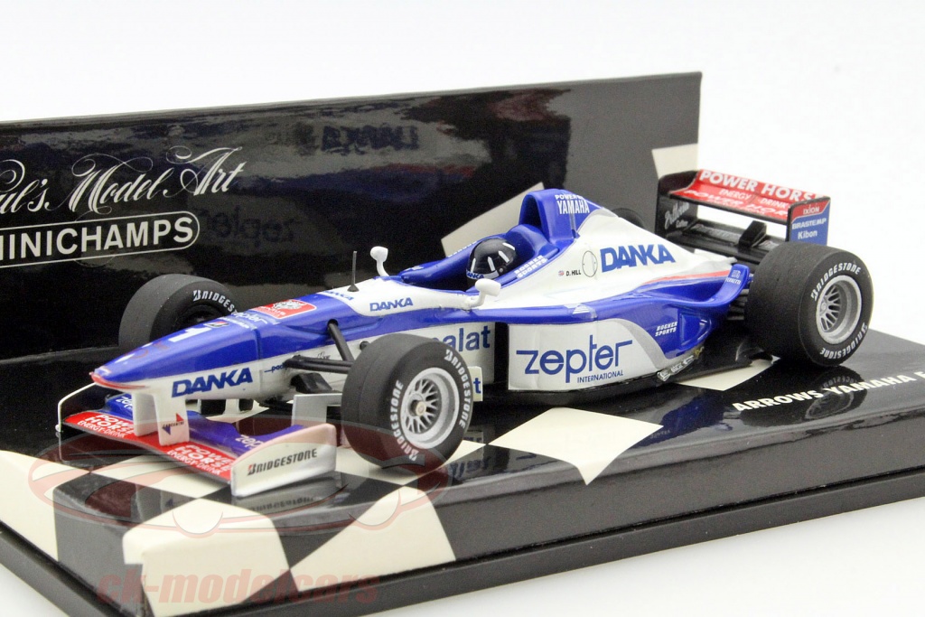 Minichamps 1:43 Damon Hill Arrows A18 #1 formule 1 1997 430970001 ...