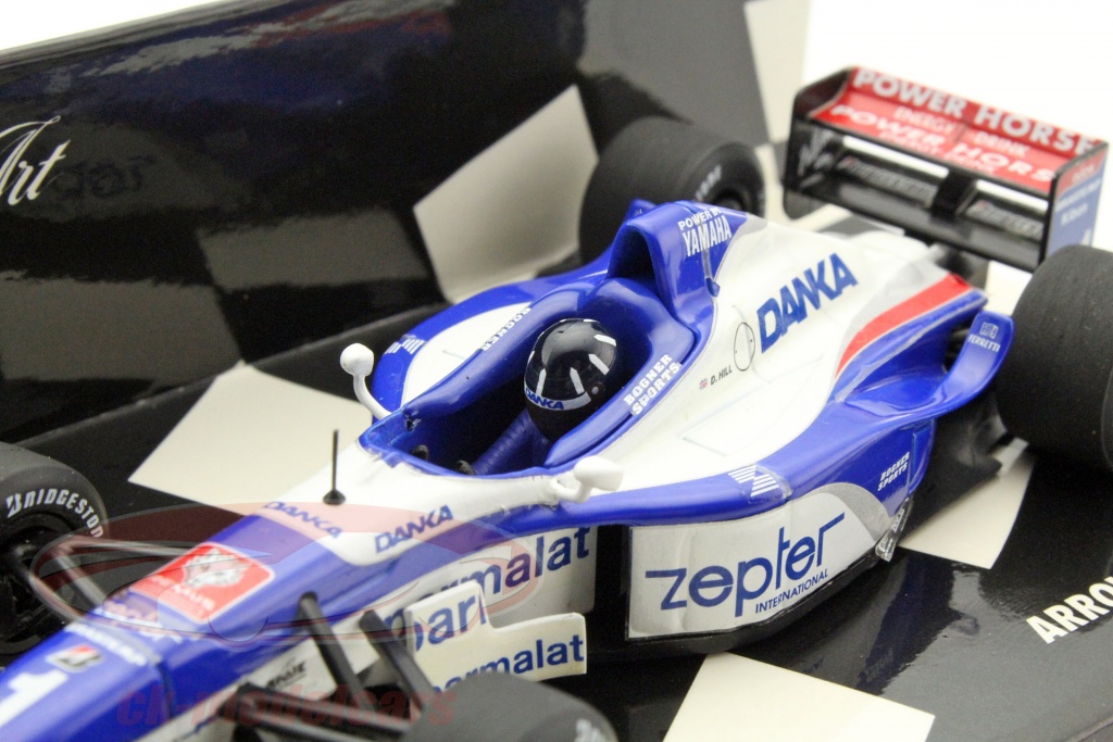 Minichamps 1:43 Damon Hill Arrows A18 #1 formule 1 1997 430970001 ...