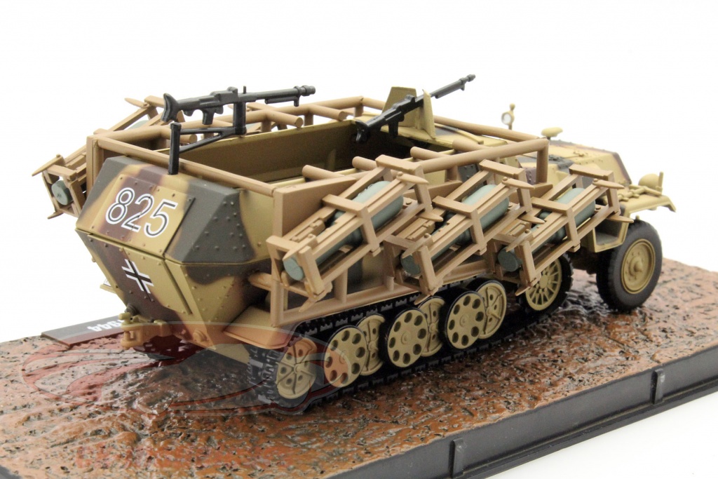 Atlas 1:43 SD.KFZ. 251/1 Stuka zu Fuss Allemagne 1944 camouflage ...