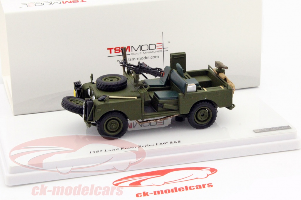True Scale 1:43 Land Rover Series I SAS Patrol year 1957 olive green ...
