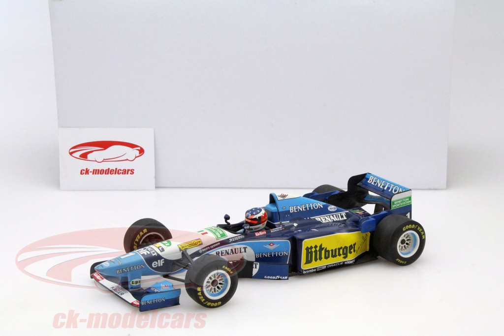 Minichamps 1:18 Michael Schumacher Benetton B195 #1 World Champion formula 1 1995 CK34915 model ...