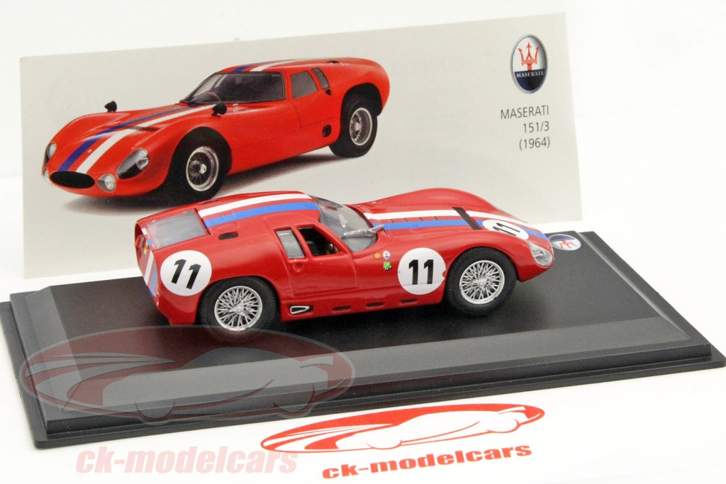 Leo Models 1:43 Maserati Tipo 151/3 #11 1000km Paris 1964 Trintignant, Simon CK35047 モデル 車 CK35047