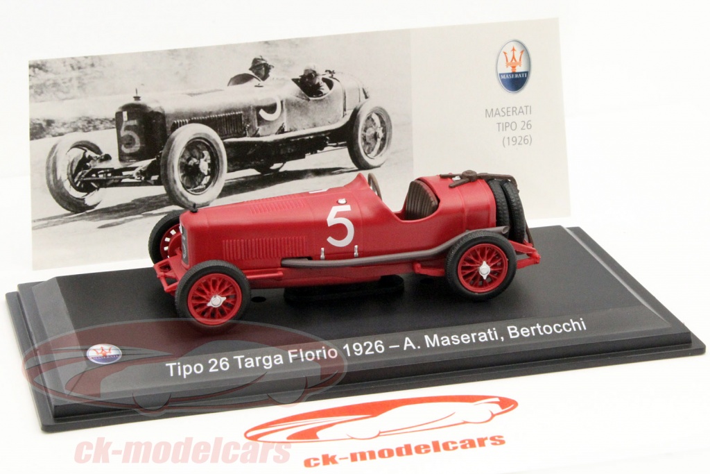 Leo Models 1:43 Maserati Tipo 26 #5 Targa Florio 1926 Maserati ...
