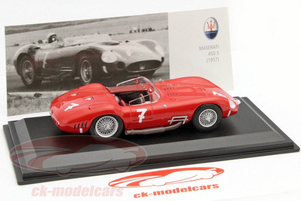 Leo Models 1:43 Maserati 450 S #7 Sweden GP 1957 Behra, Moss CK35038 model car CK35038