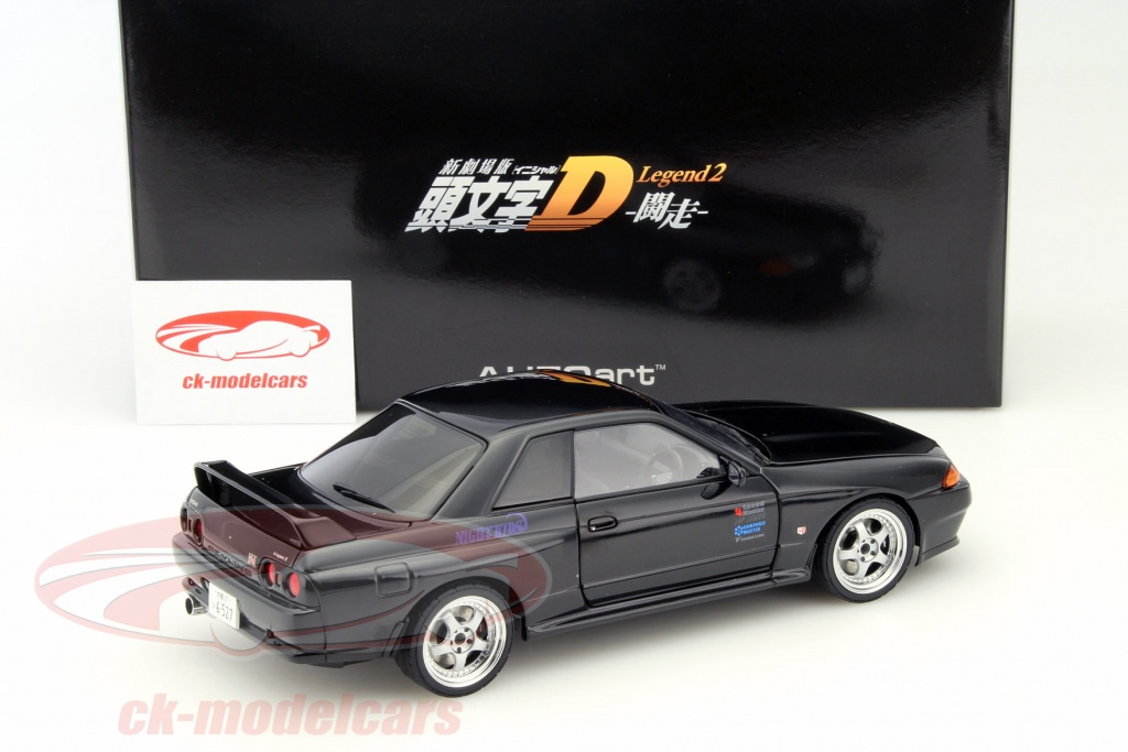 AUTOart 1:18 Nissan Skyline GT-R (R32) フィルム Initial D Legend 2 77419 ...