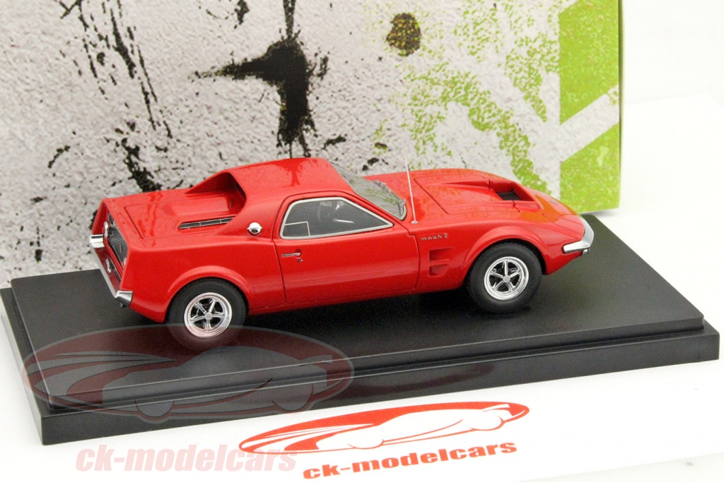AutoCult 1:43 Ford Mach 2 Concept Car año 1967 rojo 06014 modelo coche ...