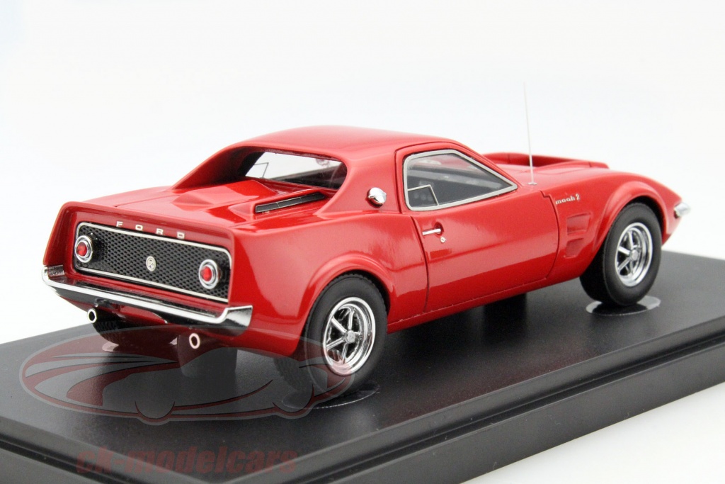 AutoCult 1:43 Ford Mach 2 Concept Car año 1967 rojo 06014 modelo coche ...
