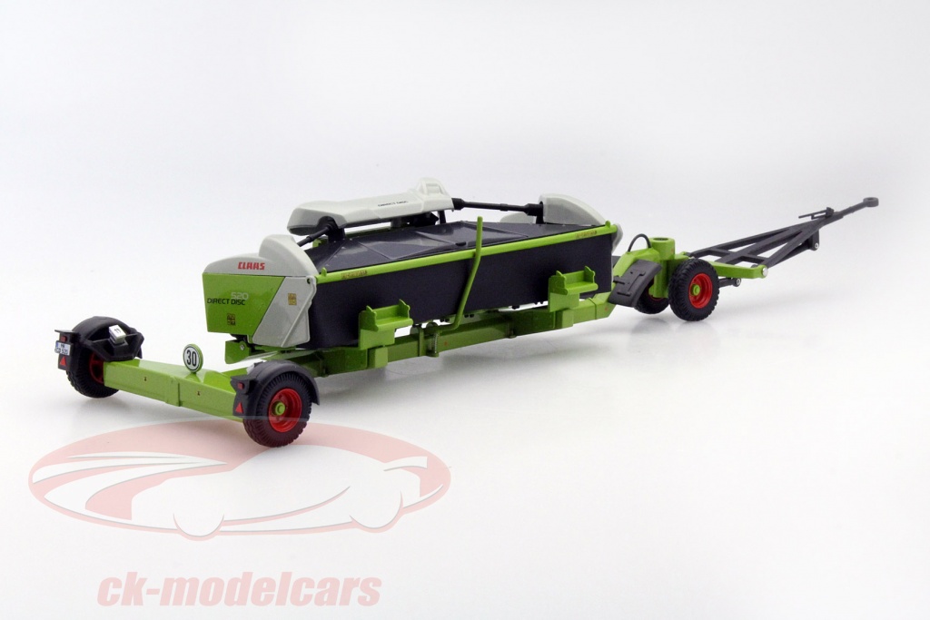 Wiking 1:32 Claas Direct Disc 520 mit Schneidwerkwagen grün 7825 ...