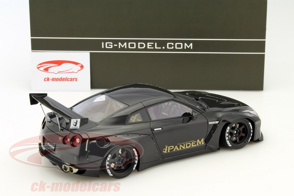 Ignition Model 1:18 Pandem R35 GT-R ブラック IG1005 モデル 車 IG1005 4573448880054