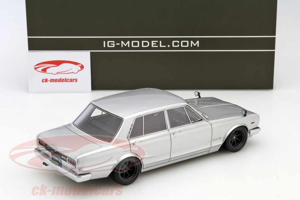Ignition Model 1:18 Nissan Skyline 2000 GT-R silber IG0760 Modellauto IG0760 4571477907605