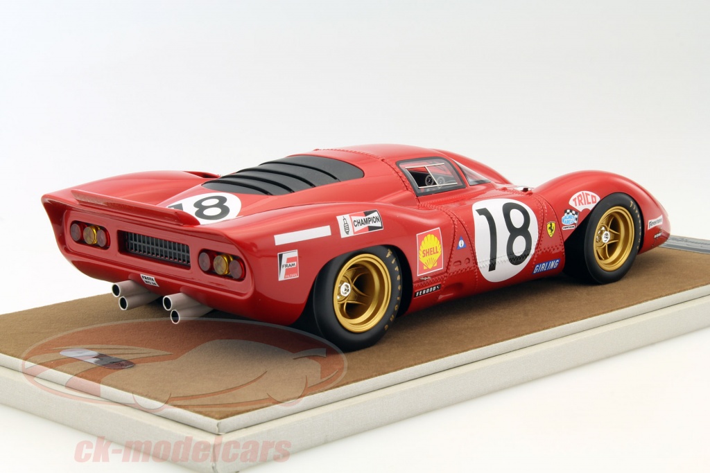 Tecnomodel 1:18 Ferrari 312P #18 24h LeMans 1969 Rodriguez, Piper TM ...