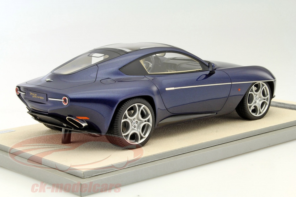 Tecnomodel Touring Superleggera Disco Volante dark blue metallic 1:18 ...