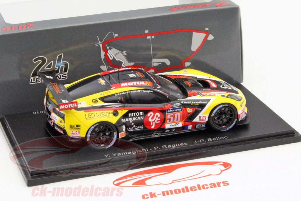 Spark 1:43 Chevrolet Corvette C7-Z06 #50 LMGTE 24h LeMans 2016 Larbre ...