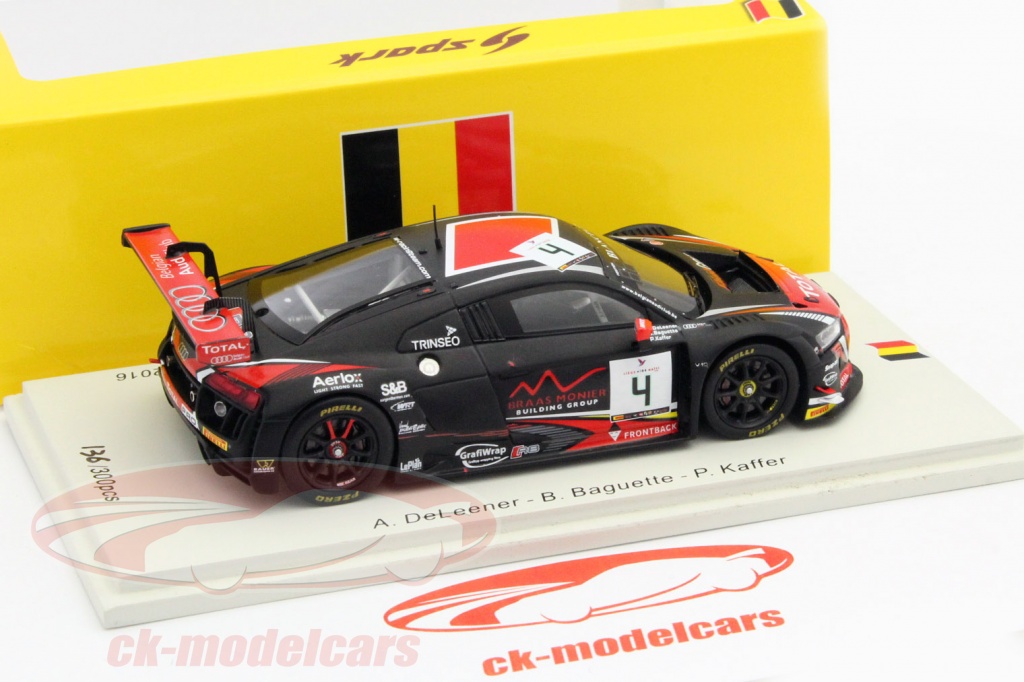 Spark 1:43 Audi R8 LMS #4 24h Spa 2016 Baguette, de Leener, Kaffer ...