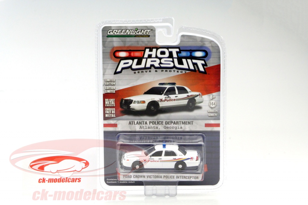 Greenlight 1:64 Ford Crown Victoria Police Interceptor Atlanta Police ...