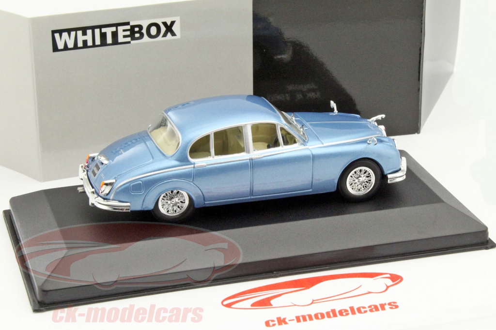 WhiteBox 1:43 Jaguar MK II year 1960 blue WB201 model car WB201 210274