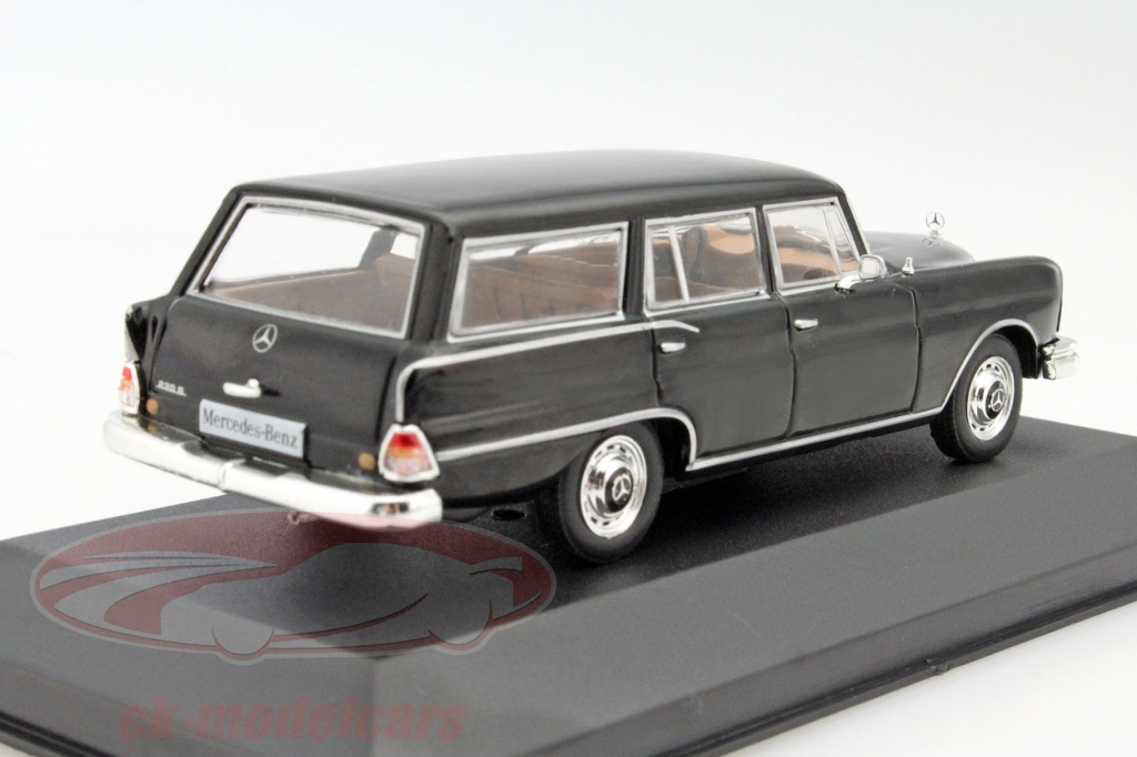 WhiteBox 1:43 Mercedes-Benz 230 S Universal year 1967 black WB207 model ...