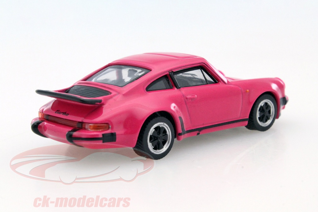 Schuco 1:64 Porsche 911 (930) Turbo rose 452014500 modèle voiture ...