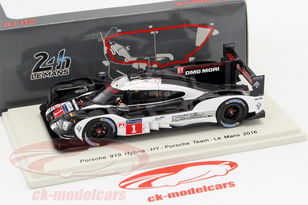 Spark 1:43 Porsche 919 Hybrid #1 24h LeMans 2016 Bernhard, Hartley ...