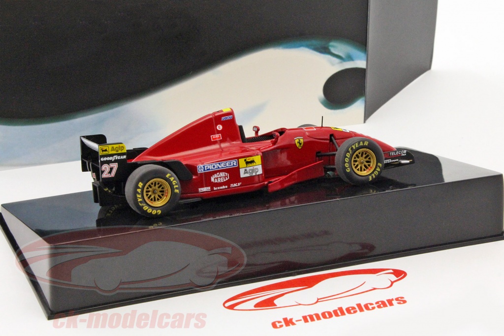 HotWheels Elite 1:43 Jean Alesi Ferrari 412T2 #27 fórmula 1 1995 P9946 modelo coche P9946 ...