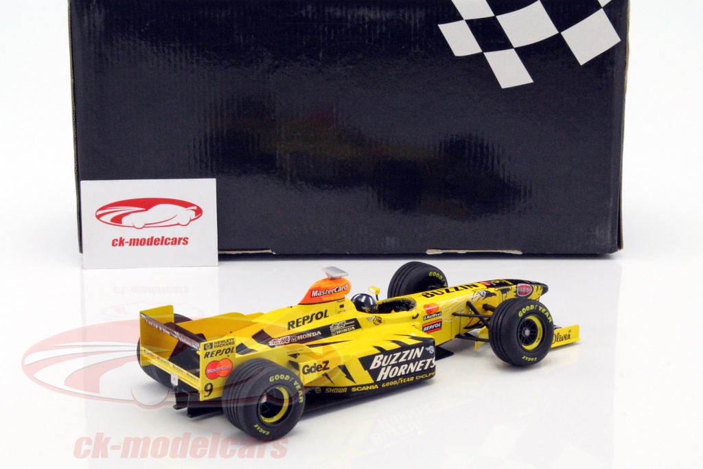 Minichamps 1:18 Damon Hill Jordan 198 #9 formula 1 1998 180980009 model ...
