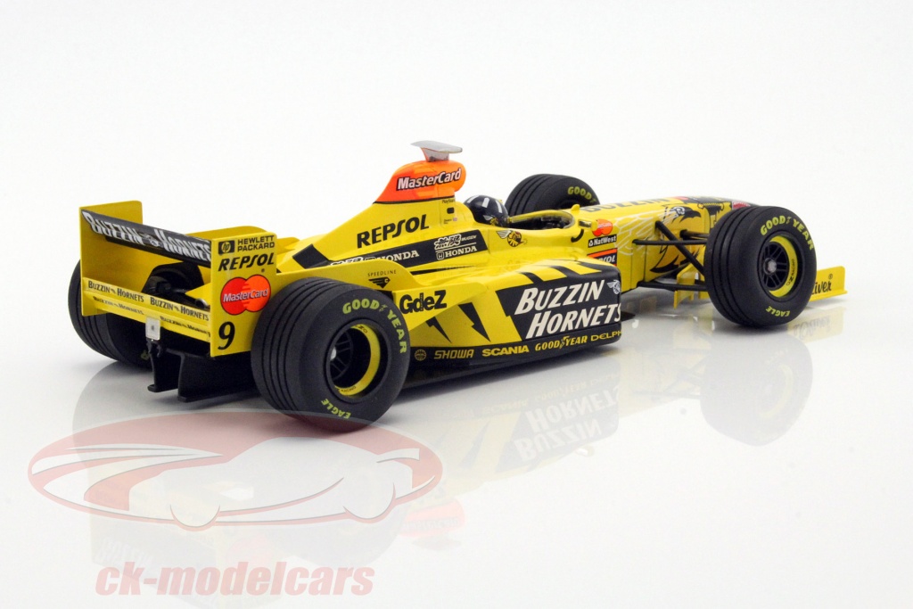 Minichamps 1:18 Damon Hill Jordan 198 #9 formula 1 1998 180980009 model ...