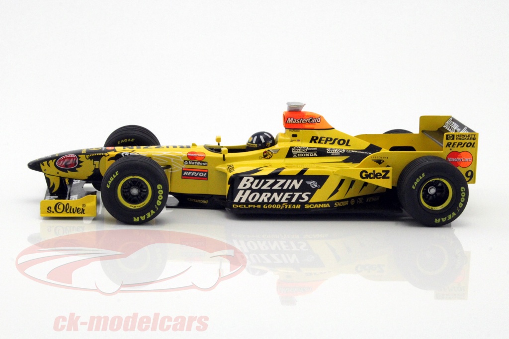 Minichamps 1:18 Damon Hill Jordan 198 #9 formula 1 1998 180980009 model ...