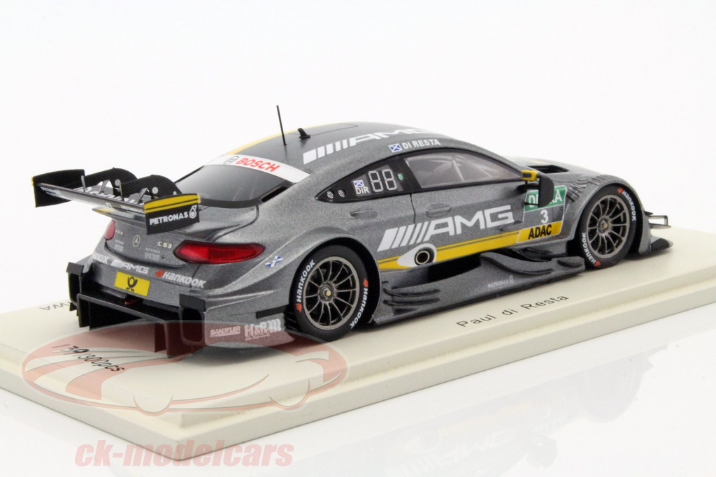Spark 1:43 Mercedes-Benz AMG C63 DTM #3 DTM 2016 Paul di Resta SG280 ...