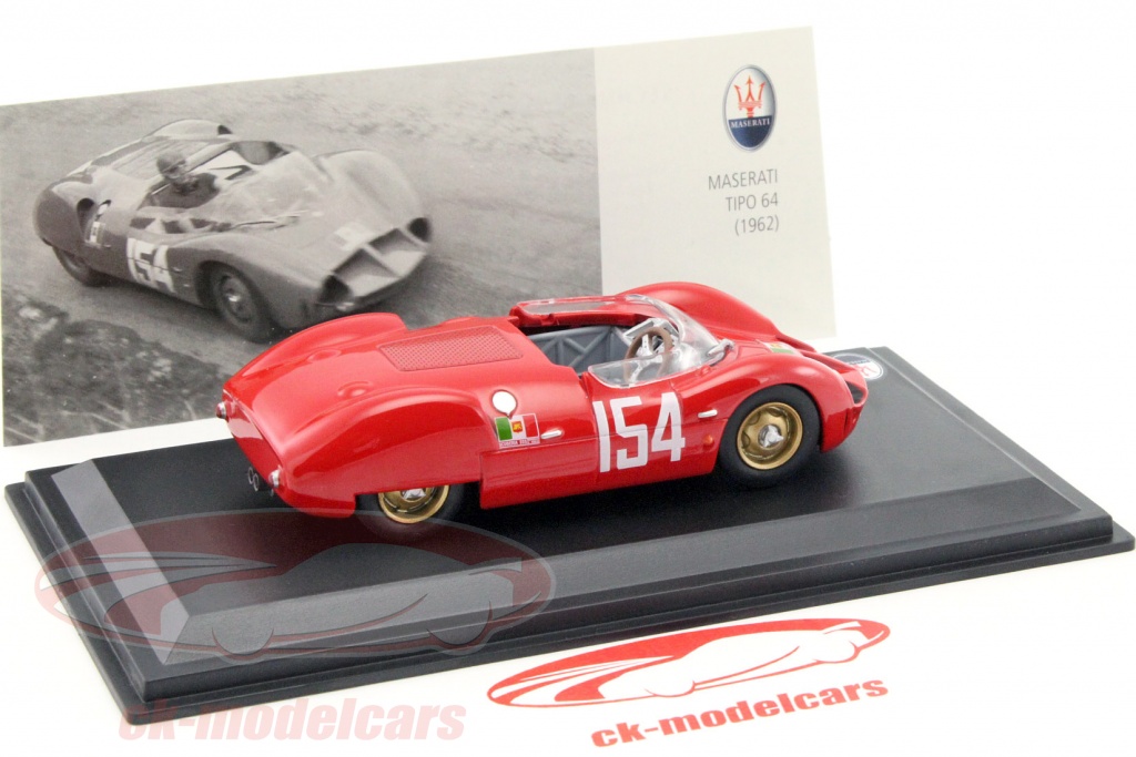 Leo Models 1:43 Maserati Tipo 64 #154 Targa Florio 1962 Abate, Davis CK35929 モデル 車 CK35929