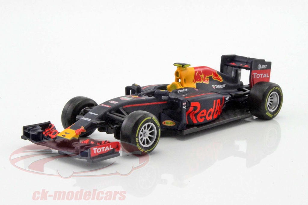 Bburago 1:43 Max Verstappen Red Bull RB12 #33 fórmula 1 2016 18-38025 ...