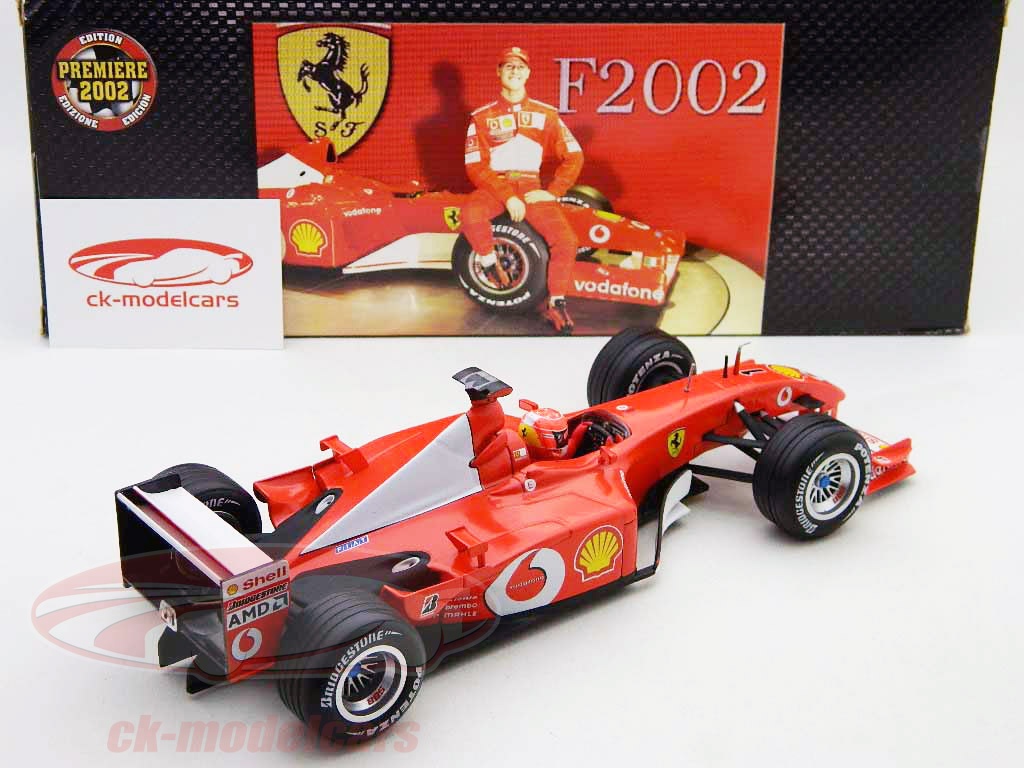 HotWheels 1:18 M. Schumacher Ferrari F2002 Premiere Edition formula one ...