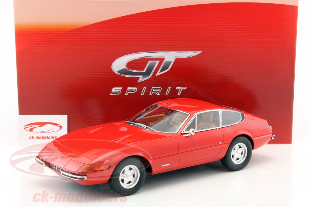 GT-SPIRIT 1:12 Ferrari 356 GTB/4 Daytona Baujahr 1968 rot GT119 ...