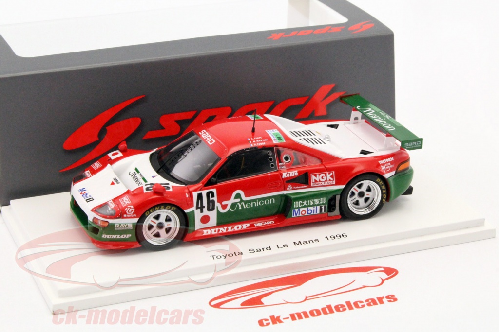 Spark 1:43 Toyota Sard MC8-R #46 24h LeMans 1996 Ferte, Martini, Fabre ...