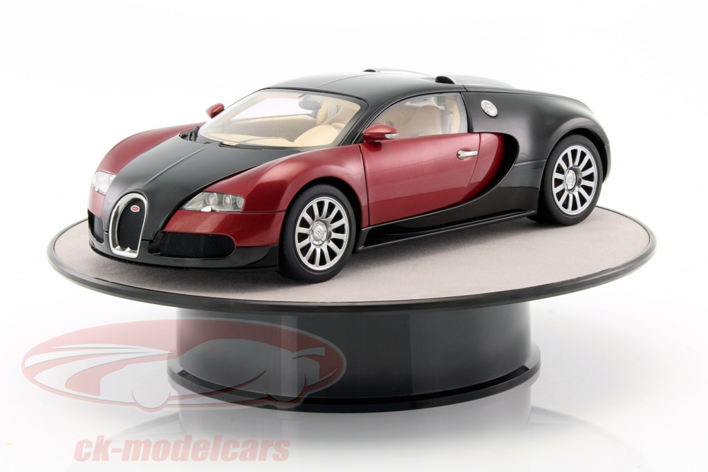 turntable diameter ca. 25,5 cm for model cars in scale 1:18 silver ...