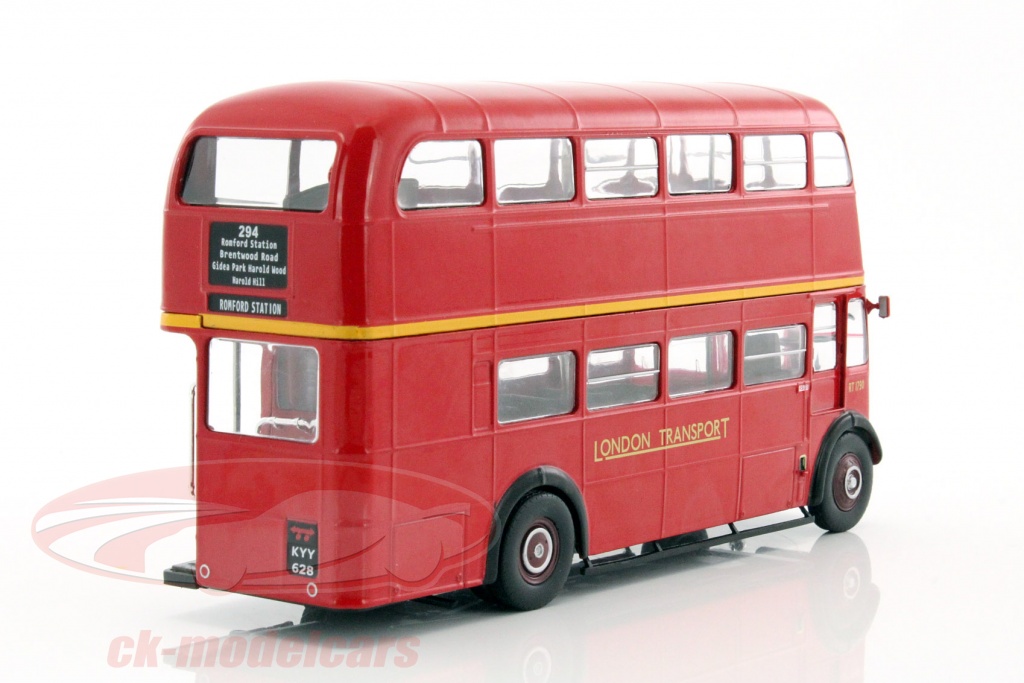 Ixo 1:43 AEC Regent III RT Baujahr 1939 London Transport rot BUS002 ...