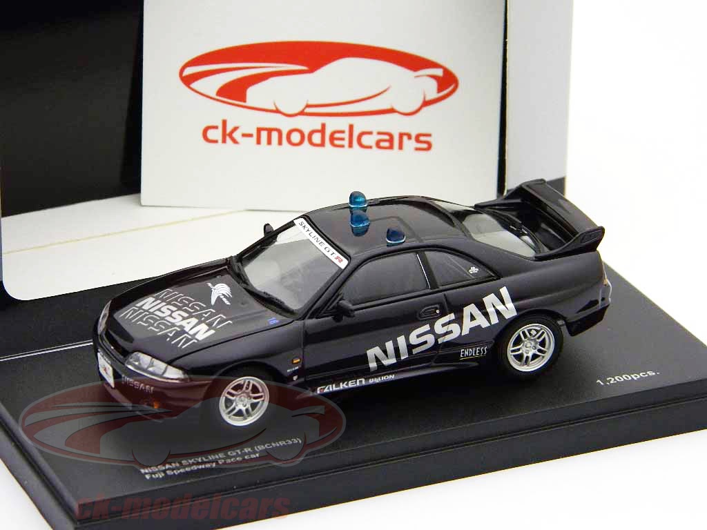 Kyosho 1:43 Nissan Skyline GT-R (BCNR33) Fuji Speedway Pace Car 03343PC model car 03343PC ...
