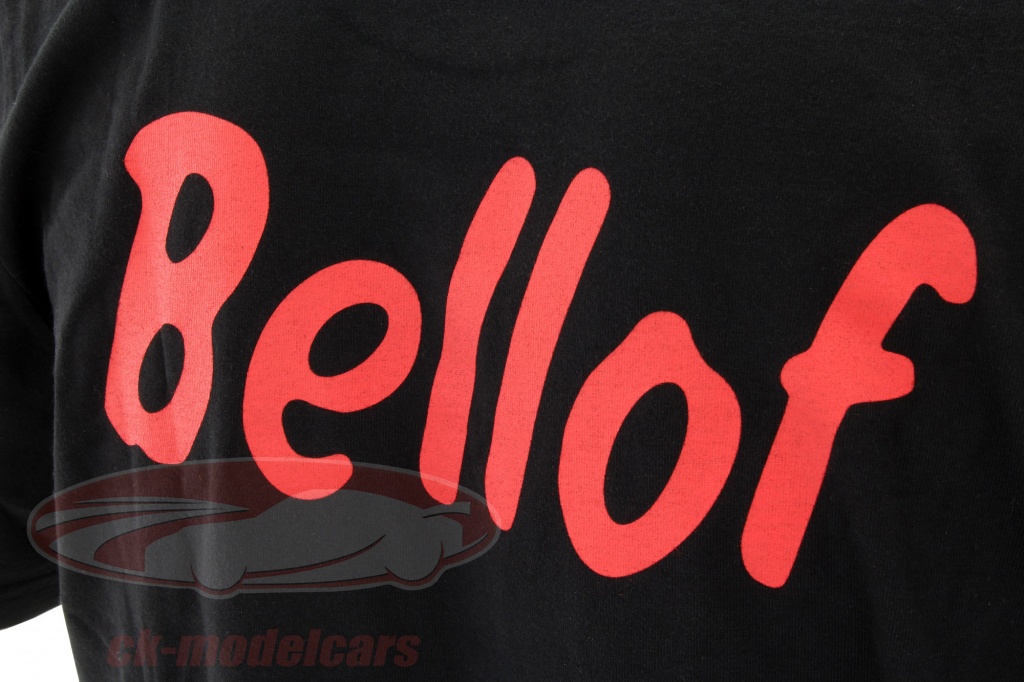 Stefan Bellof T-shirt hjelm Classic Line sort / rød BS-17-120 BS-17-120 ...