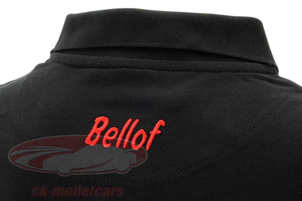Stefan Bellof Polo Shirt helmet Classic Line black BS-17-501 BS-17-501 ...