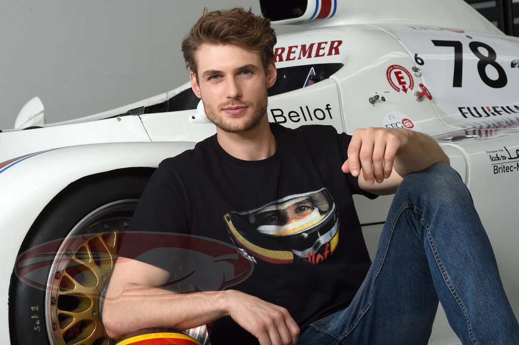 Stefan Bellof T-shirt helmet Classic Line black / red BS-17-120 BS-17 ...