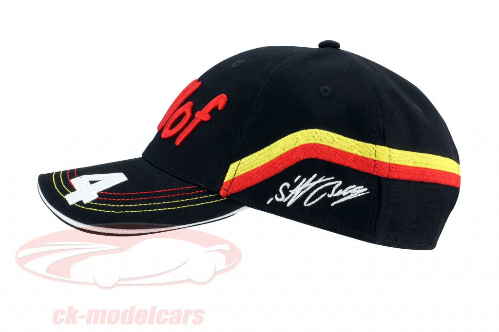 Stefan Bellof Cap "helmet" Classic Line black / red / yellow BS-17-001 ...