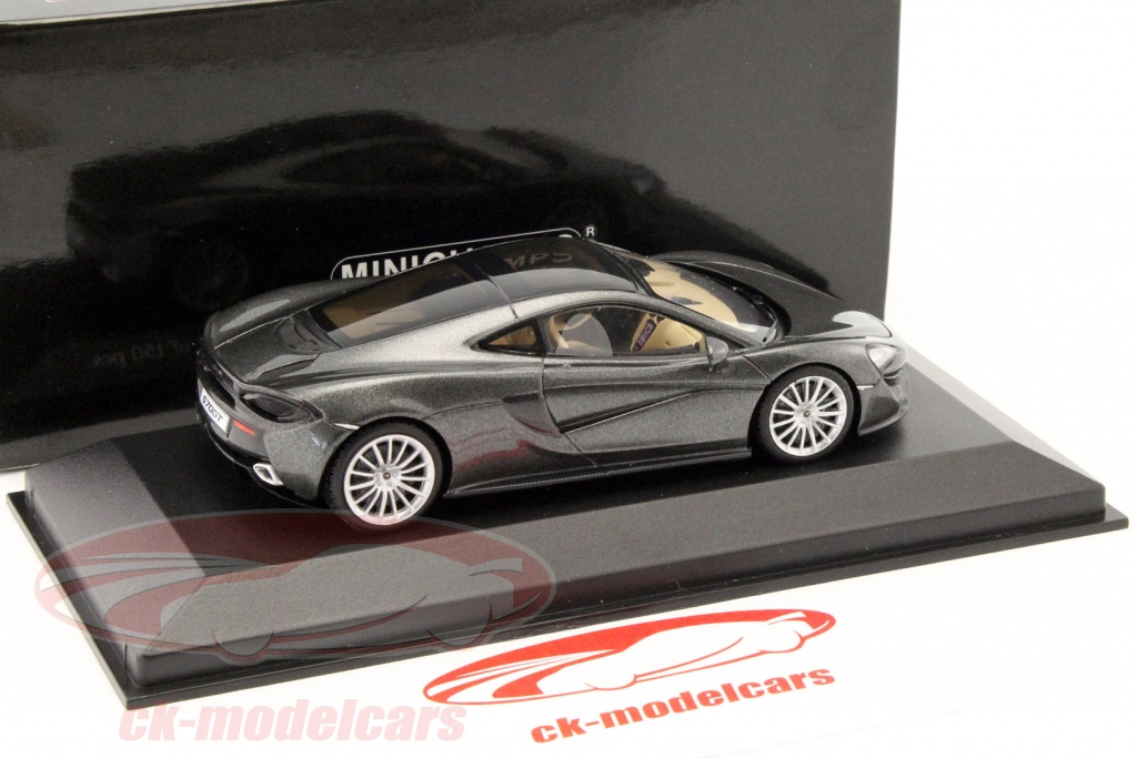 Minichamps 1:43 McLaren 570 GT gray metallic 537154520 model car ...