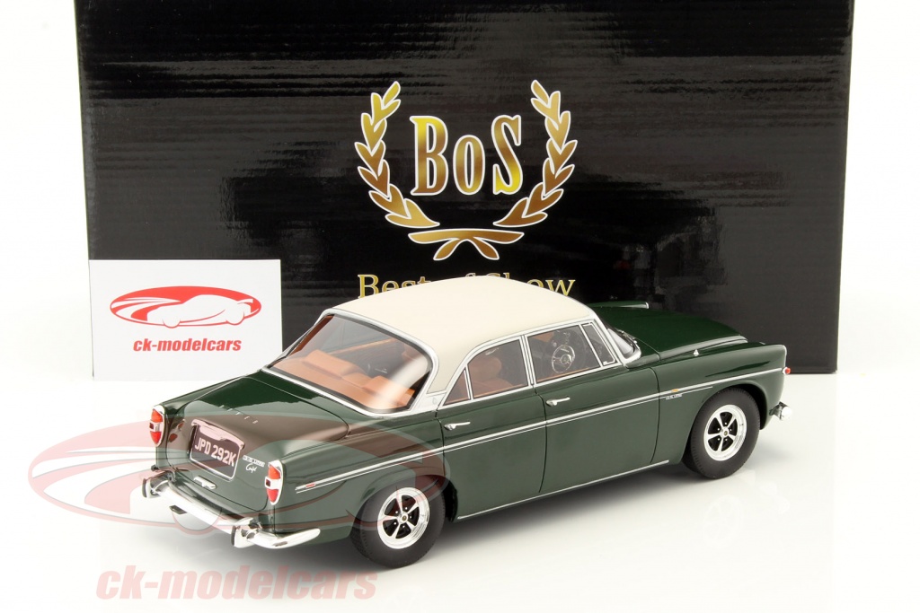 BoS-Models 1:18 Rover P5B Coupe Baujahr 1971 grün / grau BOS146 ...