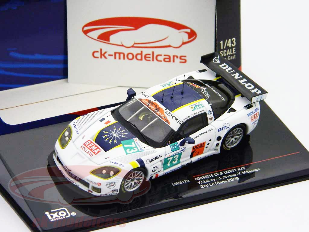 Ixo 1:43 Corvette C6.R LMGT1 #73 LeMans 24 2009 LMM179 model car LMM179 ...